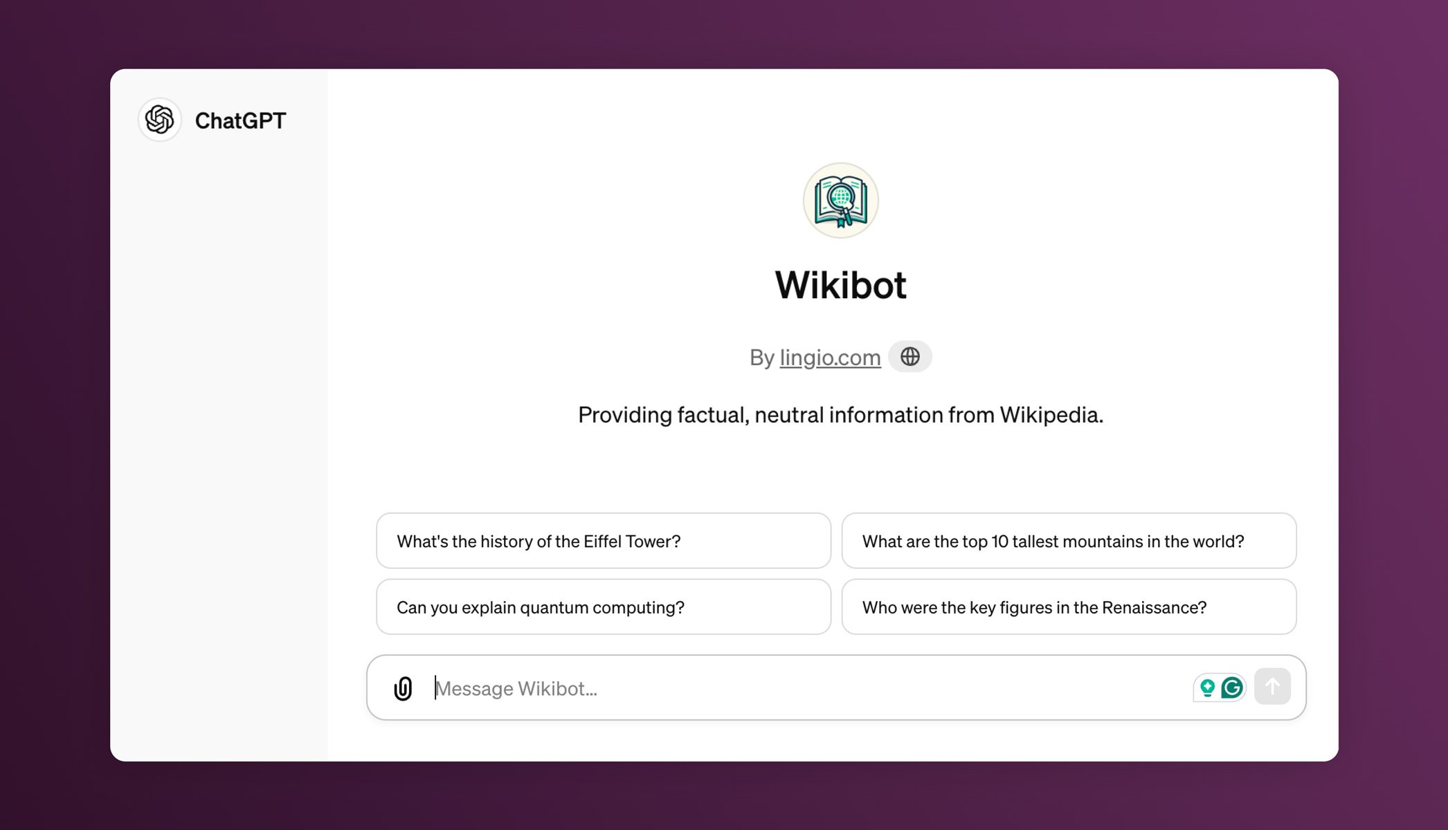 11 Lingio-created AI GPT bots to enhance your lifestyle